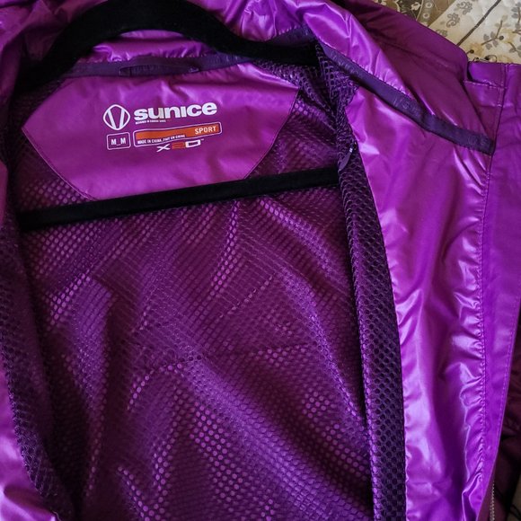 Sunice | Jackets & Coats | New Sunice Sport Short Sleeve Jacket In Plum ...